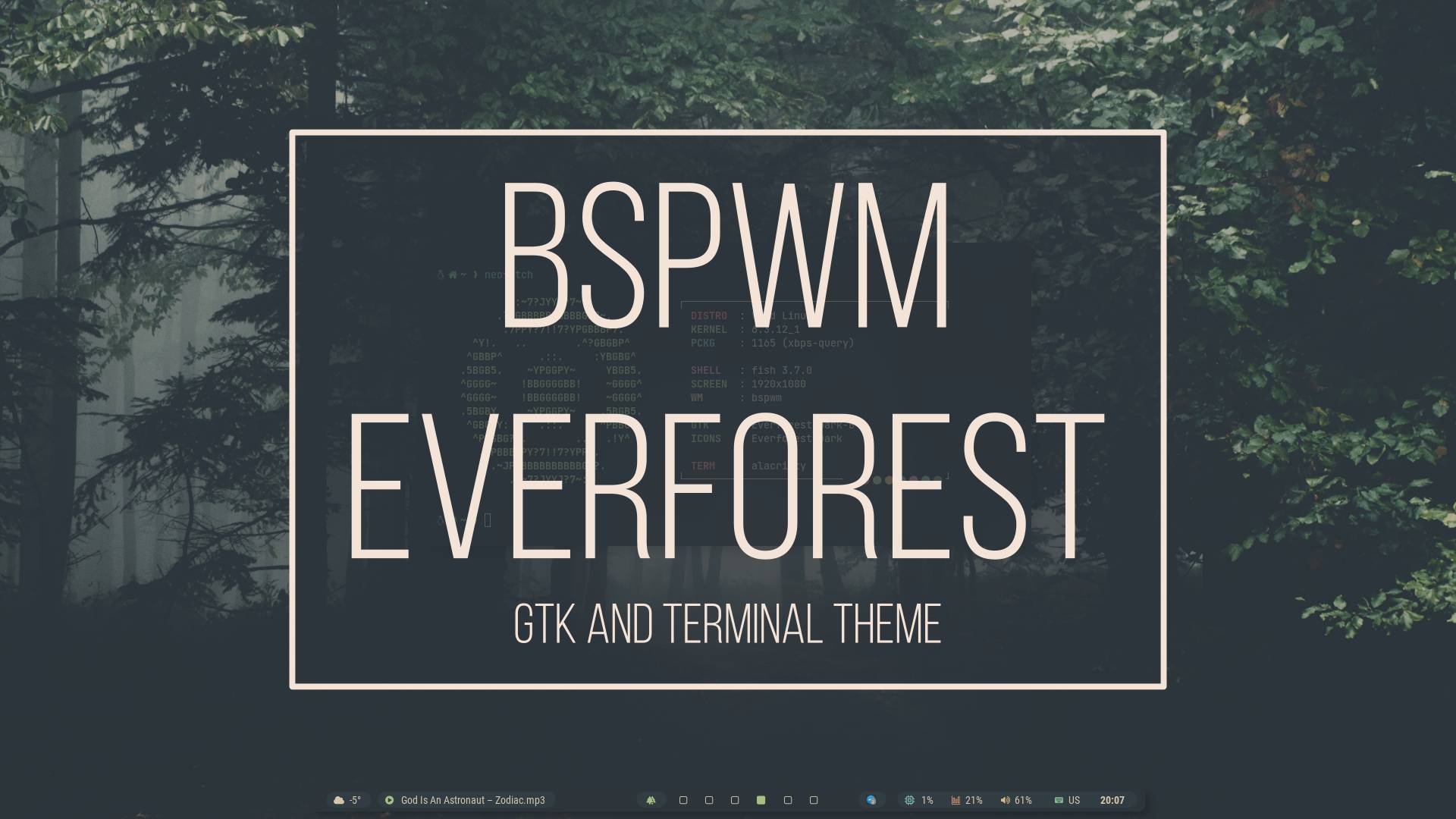BSPWM Everforest