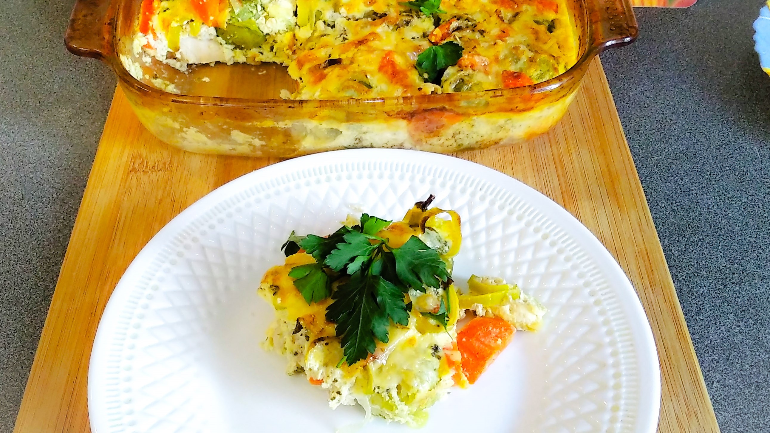 Курочка с Брюссельской капустой, очень вкусная и полезная запеканка на ужин