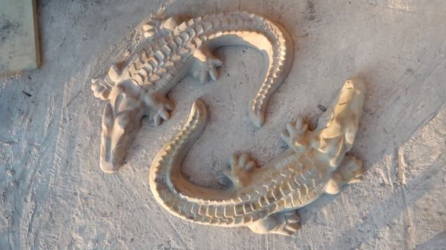 Скульптуры крокодила из бетона своими руками