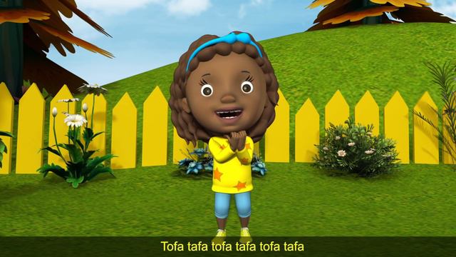 The Tofa Tafa Children s Kindergarten Song with lyrics _ Sing & Dance Along with Little Action Kids