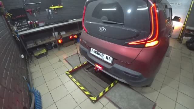 Установка фаркопа на KIA Soul 2020 г.в. Leader-plus арт. K129-A