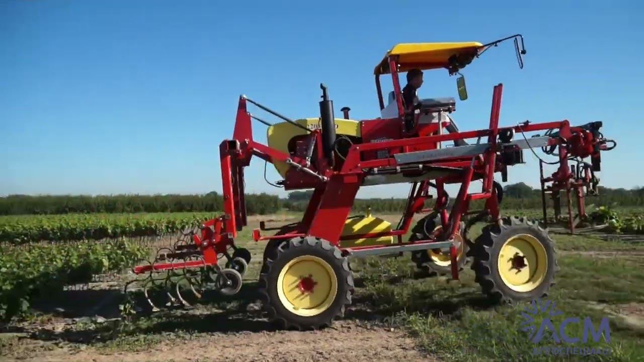 Vermande 2204VB Самоходный высококлиренсный опрыскиватель и междурядный прополочный культиватор