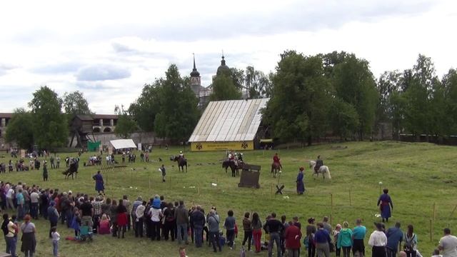 20180611 Кирилло-Белозерская осада 2018. Конные состязания в первый день