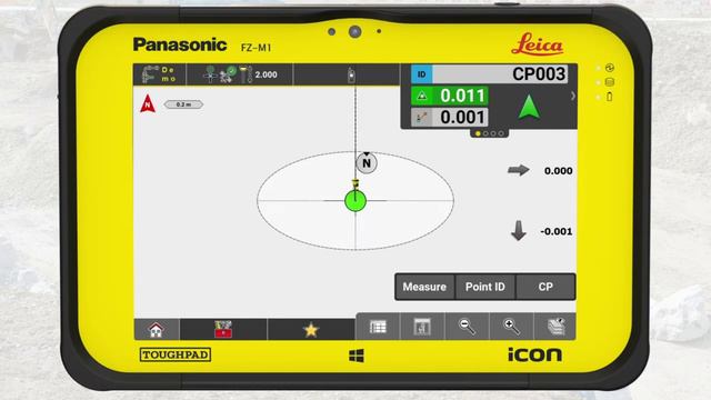 Проверка точности и уточнение высоты в Leica iCON Site