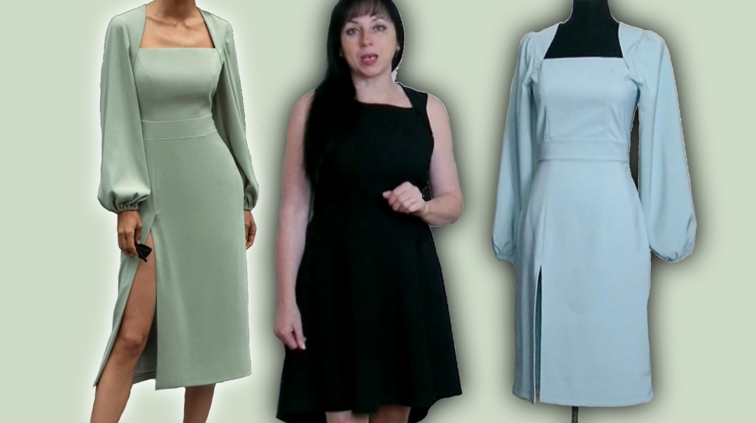 Как сшить интересное платье? Шью платье по фото. Часть 1. Моделирование.