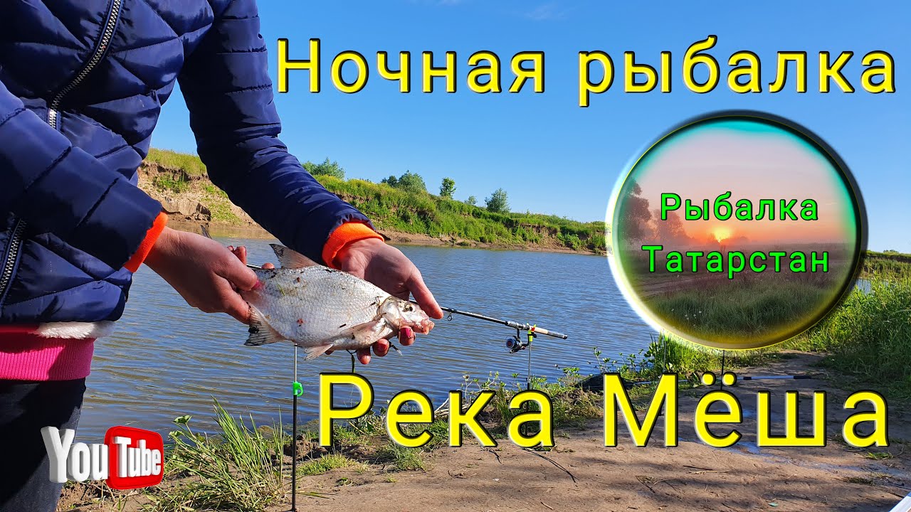Рыбалка с ночевкой на реке Мёша. 21 июня 2020г (Overnight fishing on the Mesha River.)