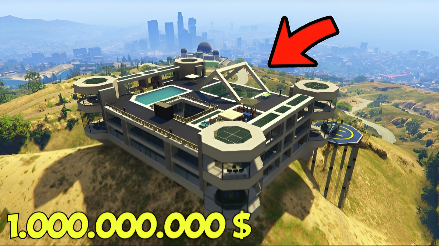 КУПИЛ САМЫЙ ДОРОГОЙ ДОМ ЗА 1.000.000.000$ в ГТА 5! REAL LIFE и ОБЗОР МОДА в GTA 5 ВИДЕО