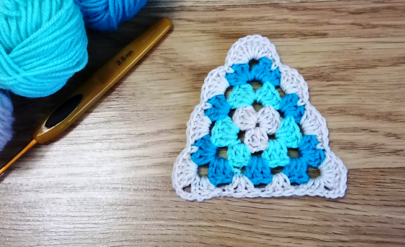 Треугольный МОТИВ крючком. Мастер-класс со схемой