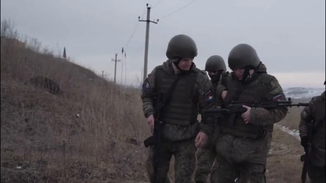 Защитникам Отечества посвящается -
"Здесь на войне" (сл. Александра Миронова)