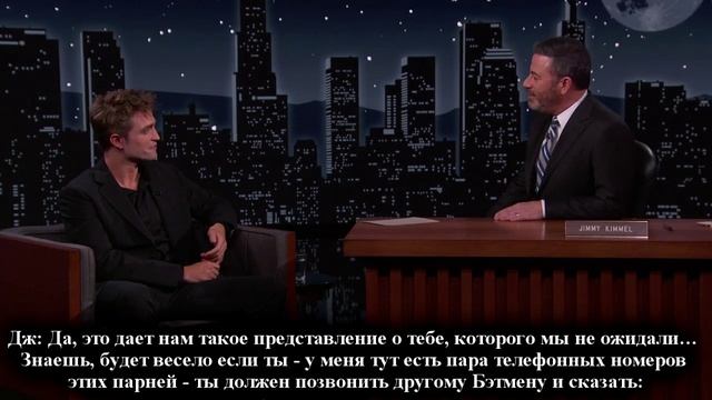 Роберт в гостях у Джимми Киммела.mp4