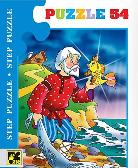 Пазл Золотая рыбка, Любимые Сказки - собираем пазлы для детей | Polinka-Vitaminka