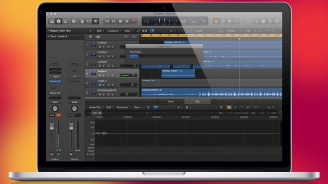 Как сохранить проект в WAV или MP3 Logic Pro X