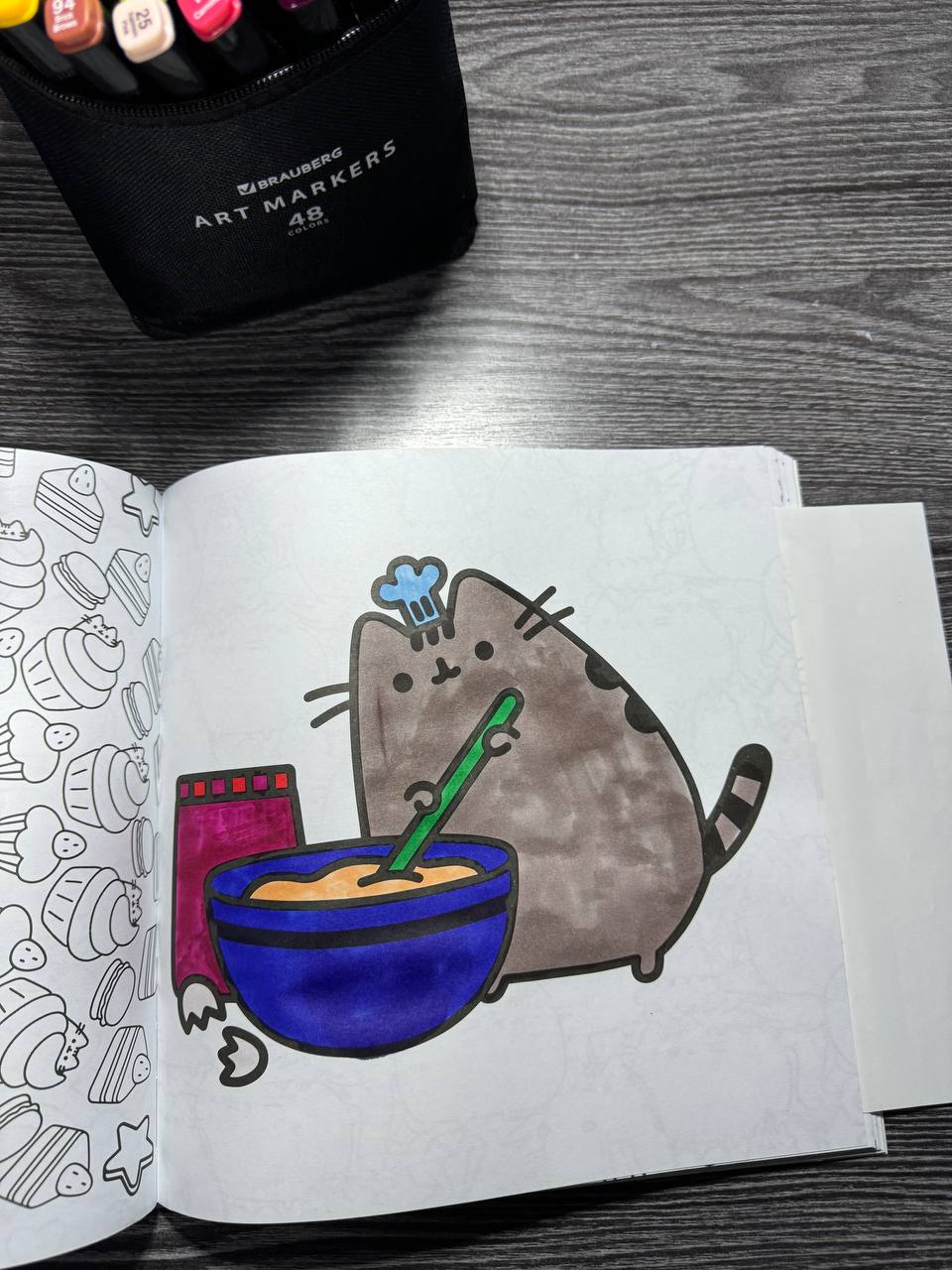 Мяу-раскраска Pusheen
