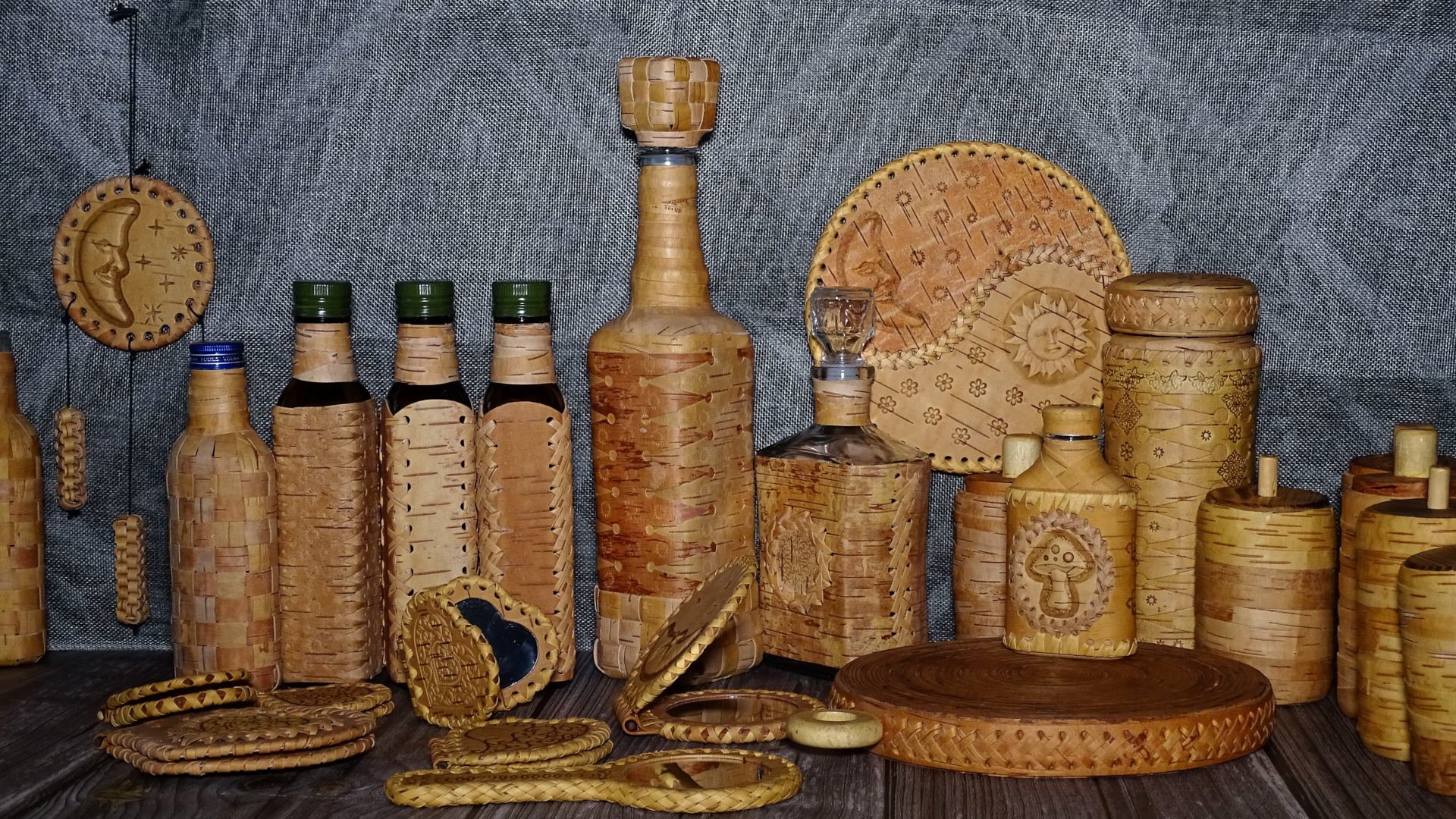 Мои берестяные поделки №3 2021 год.