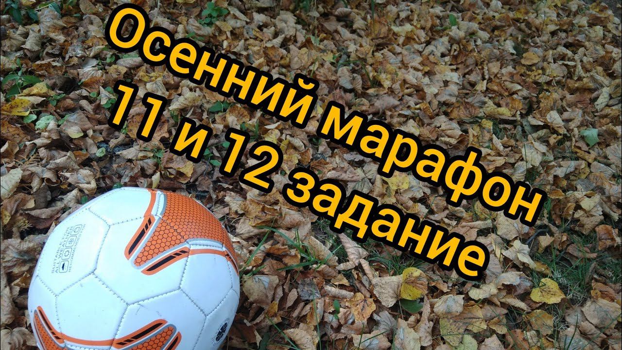 Осенний спортивный марафон. 30 дней спорта! 11 и 12 задание.