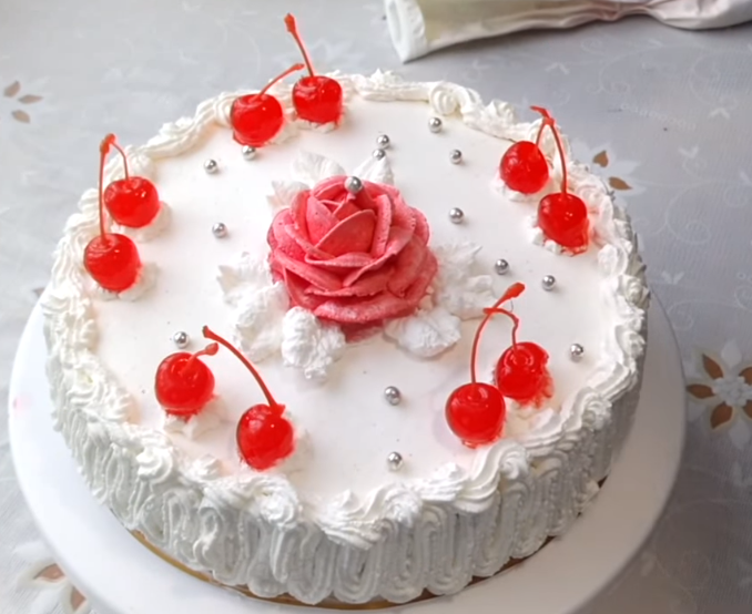 ТОРТ С ВИШНЯМИ.