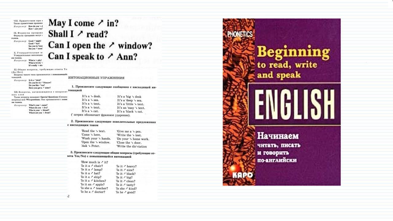 17. English Phonetics.Фонетика Английского Ефимова. Восходящий и нисходящий тон