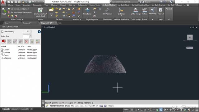 5. обучалка.Faro.As-Built.for.AutoCad Fitting Tools FitCone