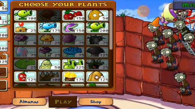 прохожу plants vs zombie