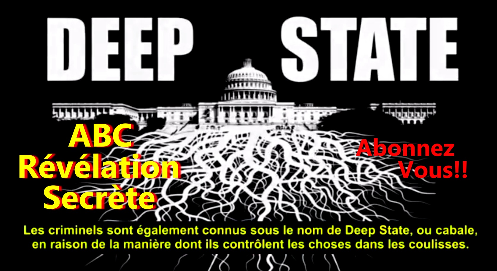 DEEP STATE ou l’État Profond – Si tu SAIS nickel.. SINON !!