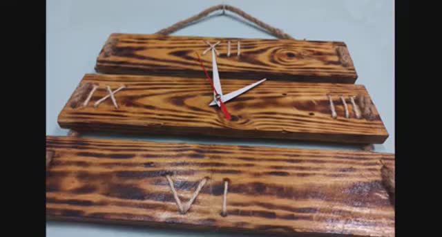 Деревянные настенные часы