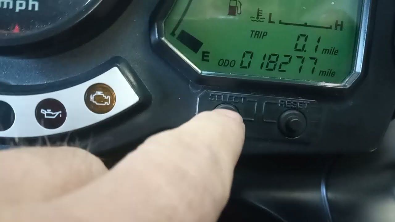 YAMAHA FJR1300 как изменить мили на км