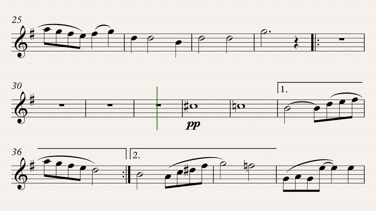 "As Time Goes By" видео-минусовка с нотами для саксофона-альта, темп 60
