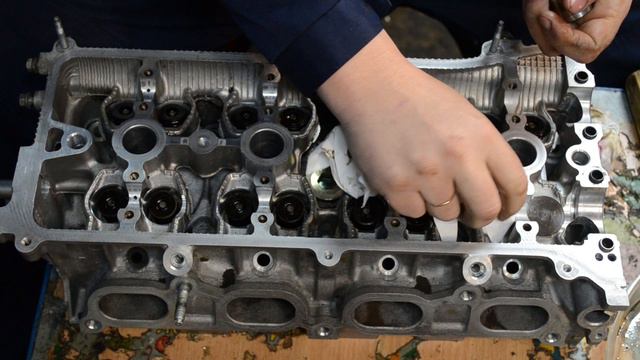 Кап. ремонт двигателя 2AZ-FE ( первая часть ) ремонт ГБЦ