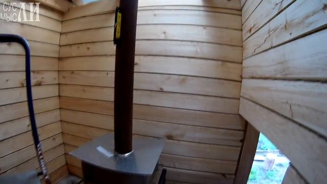 Котел в баню / Труба