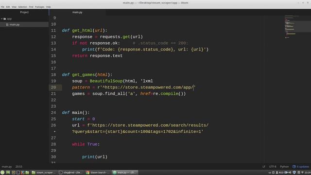 14. Парсинг AJAX (JQuery) на примере Steam