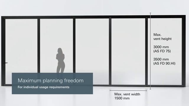 Интелео. Двери типа Гармошка SCHUCO AS FD 75 AS FD 90HI