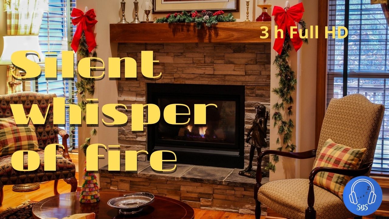 Тихий шепот огня. Камин. Шум огня. Релакс. Звуки для засыпания. Рождественский огонь.