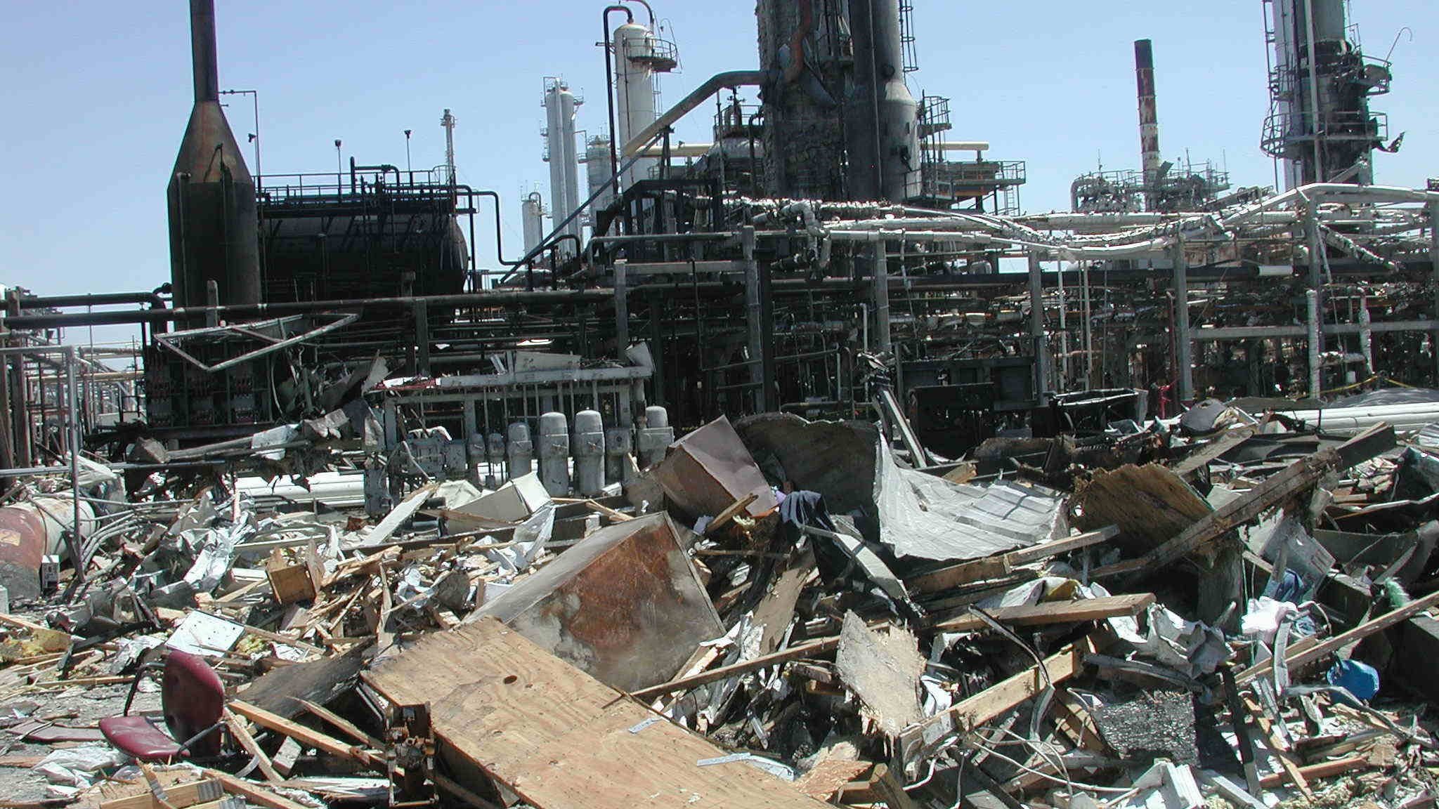 Взрыв на заводе из-за неисправности датчика