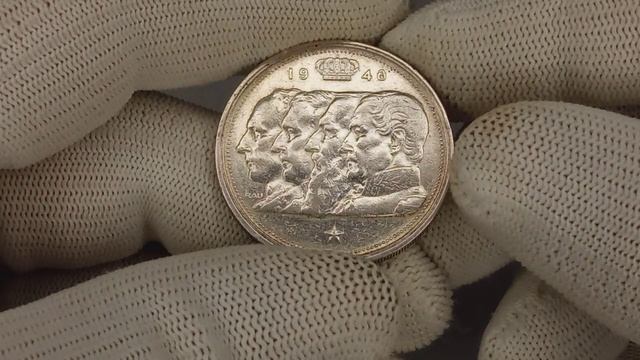 Бельгия 100 франков, 1948 года.