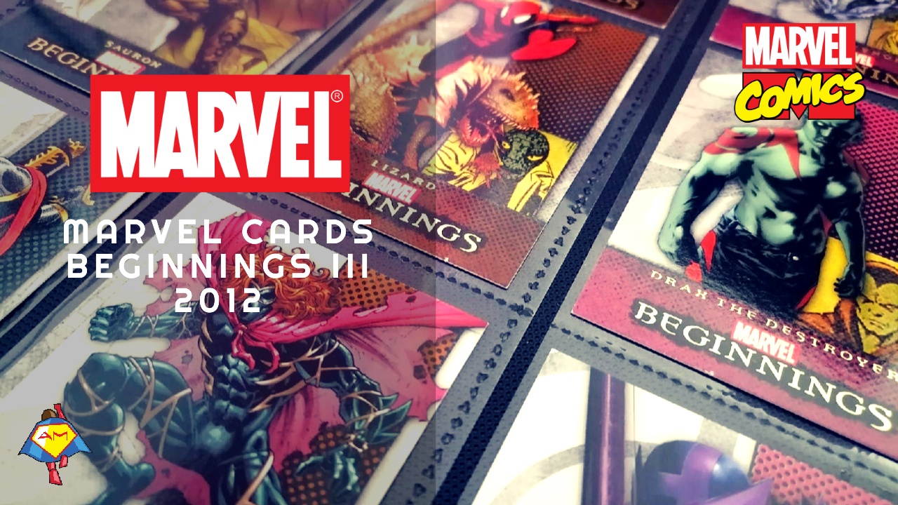 Карточки Marvel Beginnings III 2012 год.
