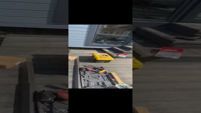 Монтаж доски RUSDECKING. День 5. Смонтировали ступеньку, начали устанавливать подбой.