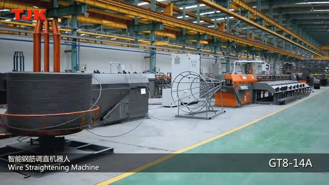 Станок правильно-отрезной GT 8-14 mm тип правки РОТОР TJK Machinery  TJK MACHINERY