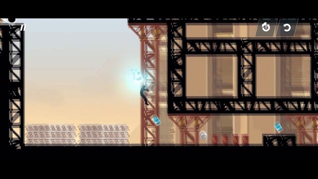 Прохождение мобильной игры Vector | Сюжетный режим | Стройплощадка | 2-6 уровень