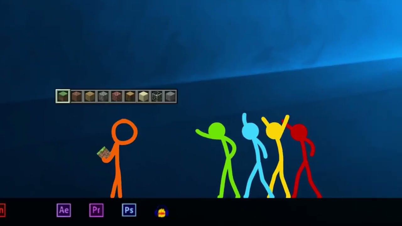 GidroMaster- Стикмены VS Minecraft 2 серия с моей озвучкой!