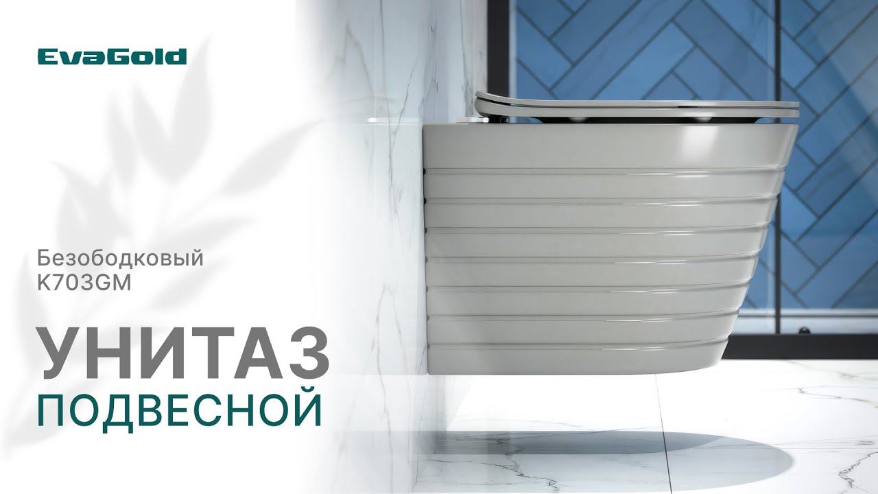 Обзор подвесного унитаза K703GM EvaGold