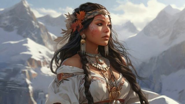 Найдите свое духовное животное. Летите к горным вершинам. Коренная Америка. Мирная индейская флейта.