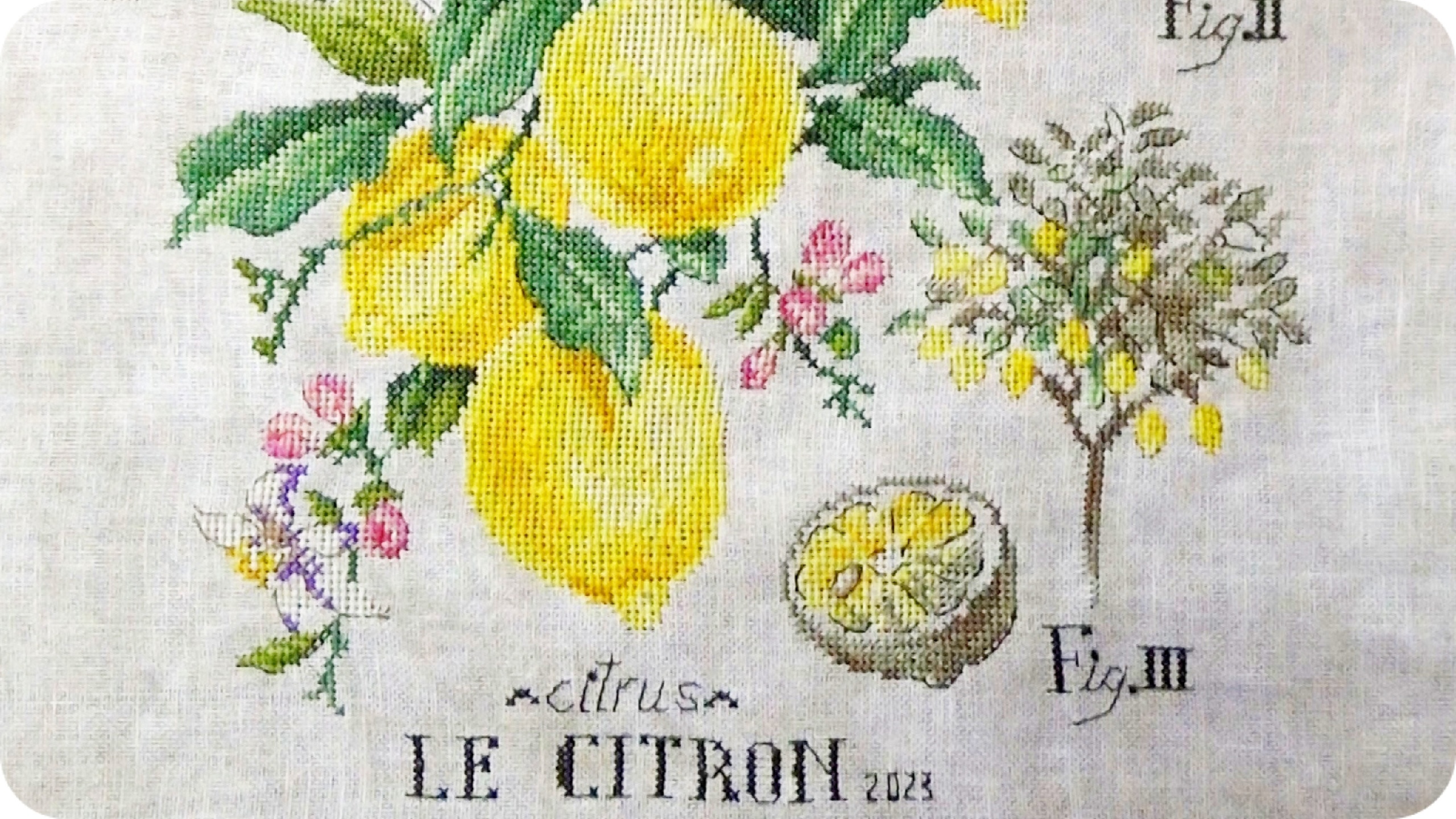 Рулон неоформленных вышитых работ и организация процессов по вязанию Оренбургских паутинок.