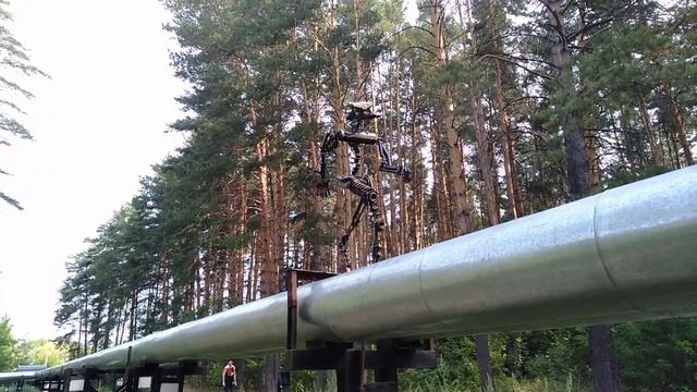 #Нефтекамск Фигура на теплотрассе.