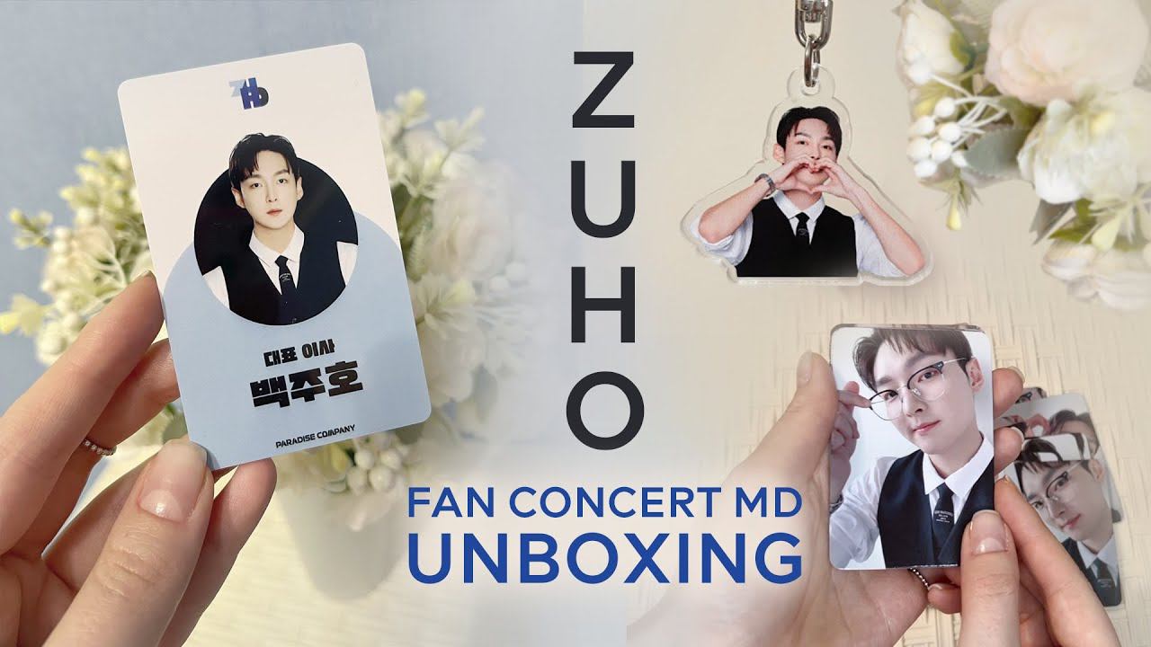 ZUHO FAN CONCERT MD UNBOXING I Распаковка мерча Джухо к соло-концерту "Собрание акционеров"