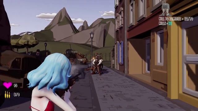 #3 Трешь игра   Inglorious Waifu VS Nazi Zombies.mp4