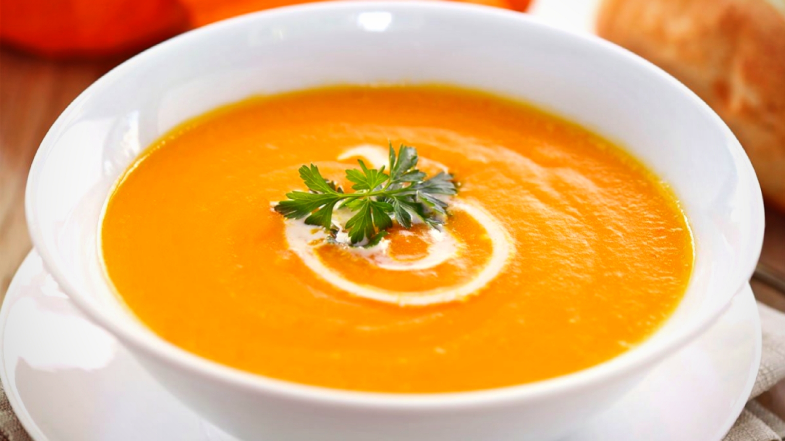 Тыквенный крем-суп, очень нежно и вкусно ?
