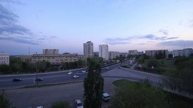 Вечерний Оренбург, ул. Чкалова – таймлапс / Evening Orenburg – timelapse