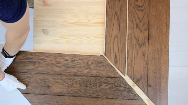 Инженерная доска Esse Французская Елка Дуб Коричневый кантри лак матовый