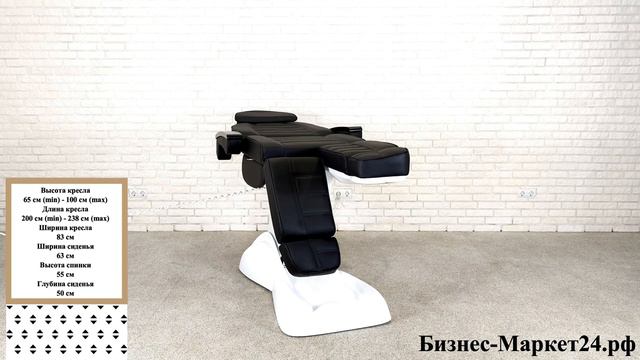 Педикюрное кресло Tom Wood black, 5 моторов