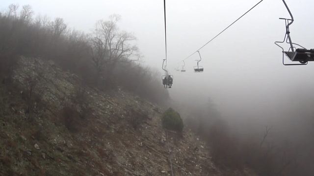 Геленджик .Парк Олимп. Мгла. Январь 2024г